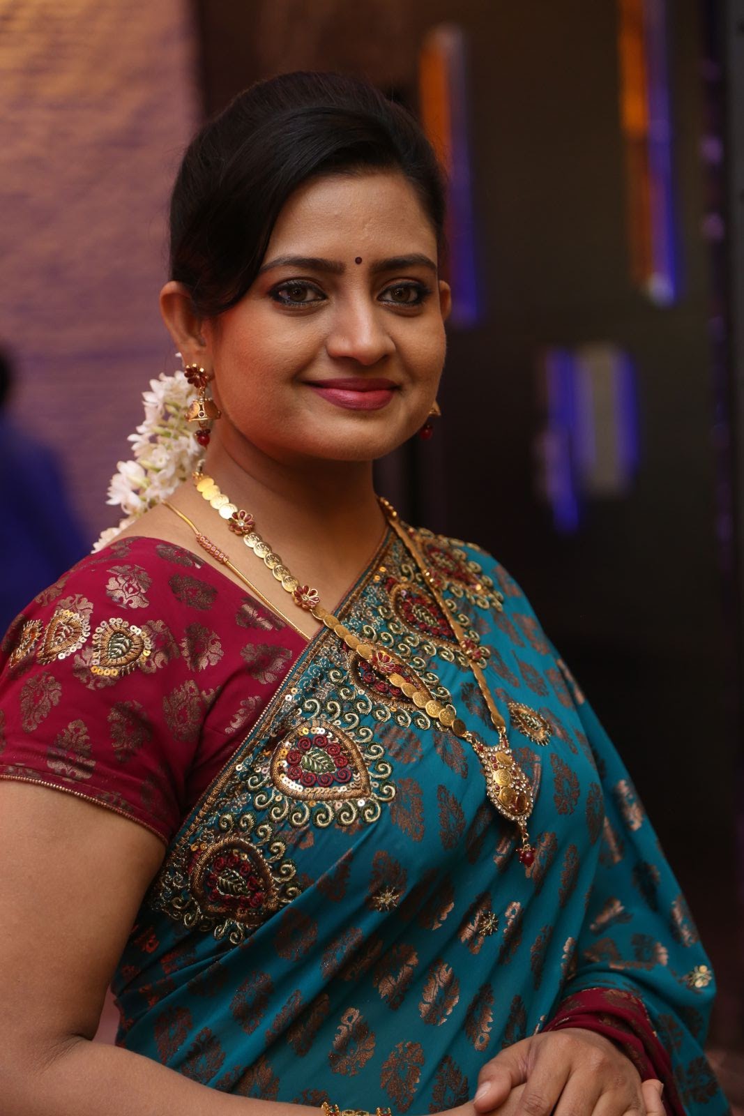 Indraja at Shatamanam Bhavathi sucess meet