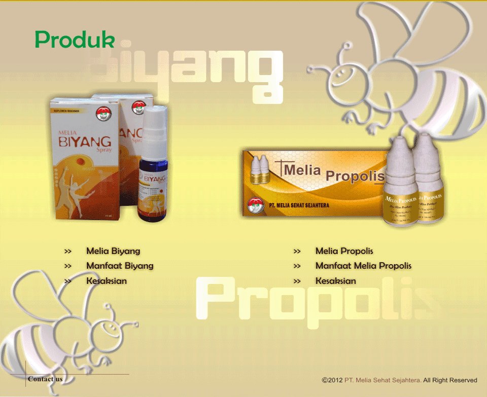 PT Melia Sehat Sejahtera: PRODUK