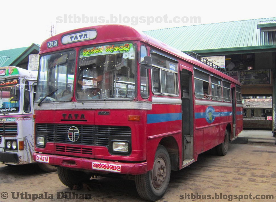 SLTB buses - ශ්‍රී ලංගම බස්: Ruby bodied TATA LP 1210/52 bus from SLTB ...