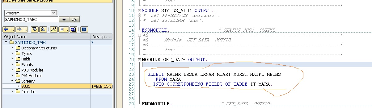 MODULE POOL -TABLE CONTROL_1: