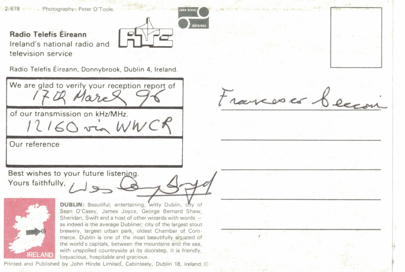 RADIOASCOLTO LISTEN TO THE WORLD: QSL CARDS RADIOASCOLTO LISTEN TO THE WORLD: QSL CARDS