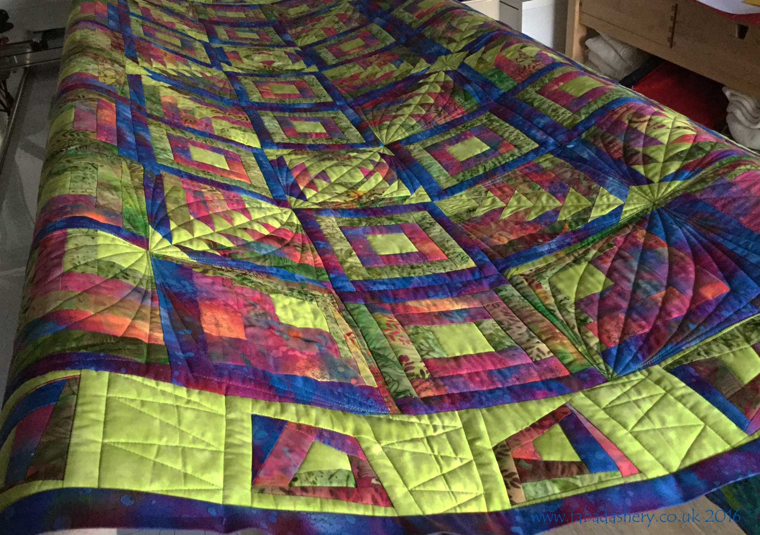 Fabadashery Longarm Quilting: Custom Quilting - combining digital ...