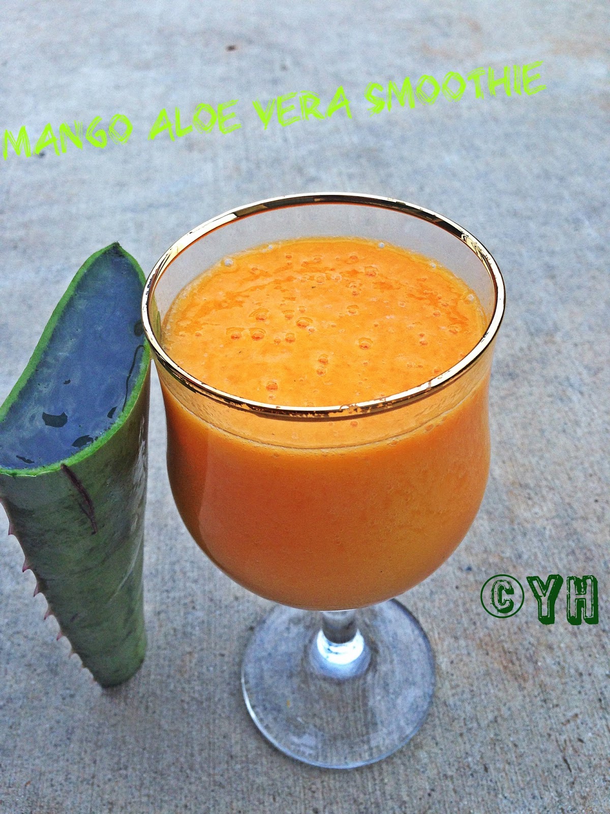 Mango Aloe Vera Smoothie
