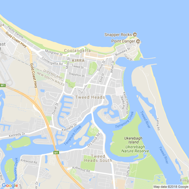 Tweed Heads Map Free Download