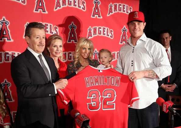 Just Sports & Just Us: Josh Hamilton's wife needed security at Angels ...