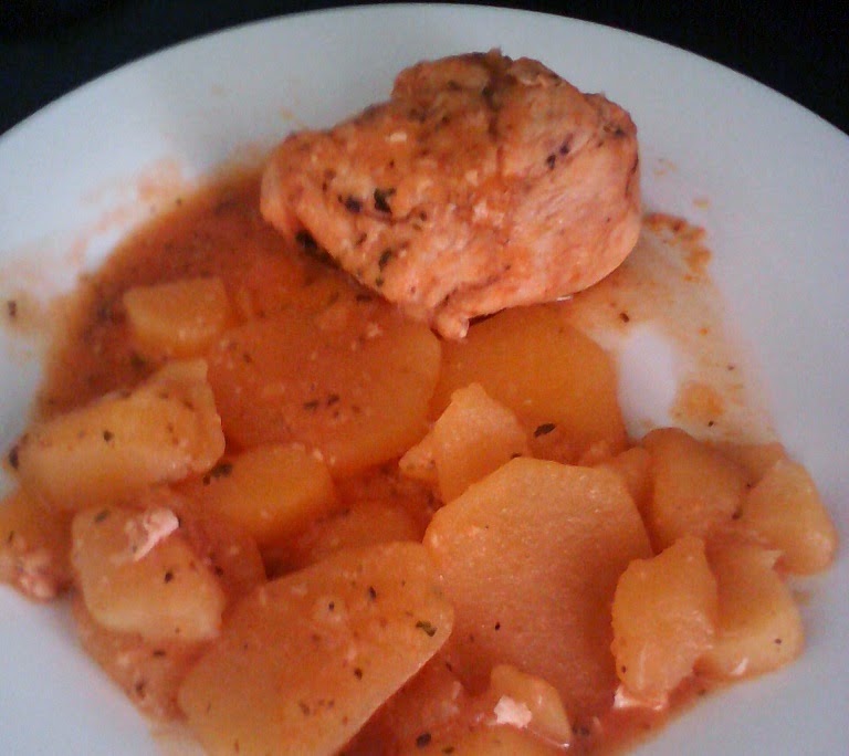 Pollo con patatas