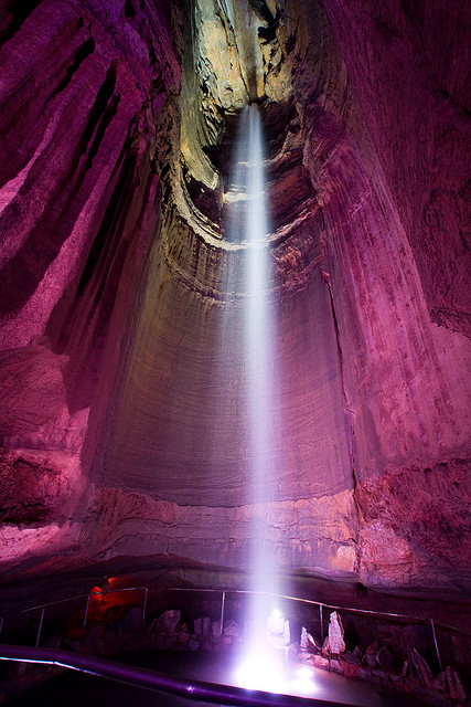 An Amazing View of Ruby Falls