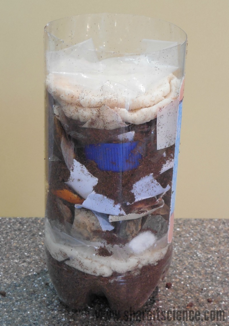 Share it! Science : "Here Comes the Garbage Barge" inspired Landfill Model