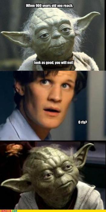 Funny Yoda Doctor Who Photo
