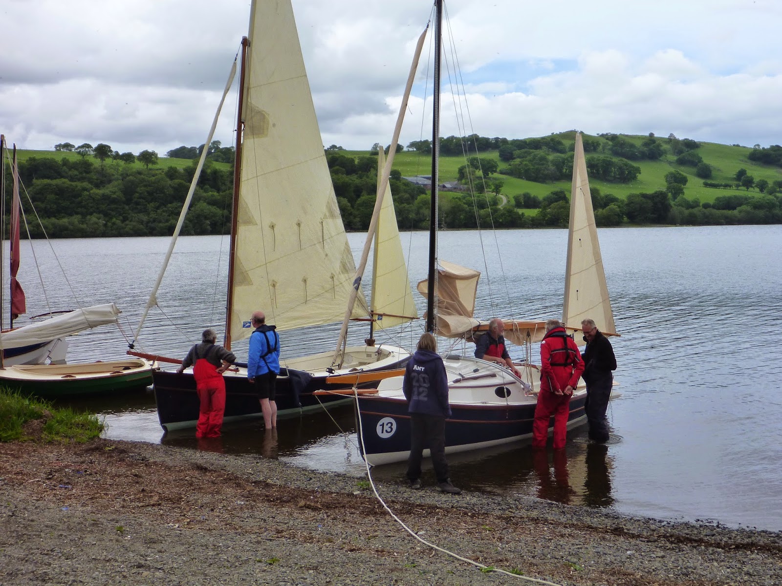 Sailing in Circles: Swallow Boats Raid Lake Bala 2013