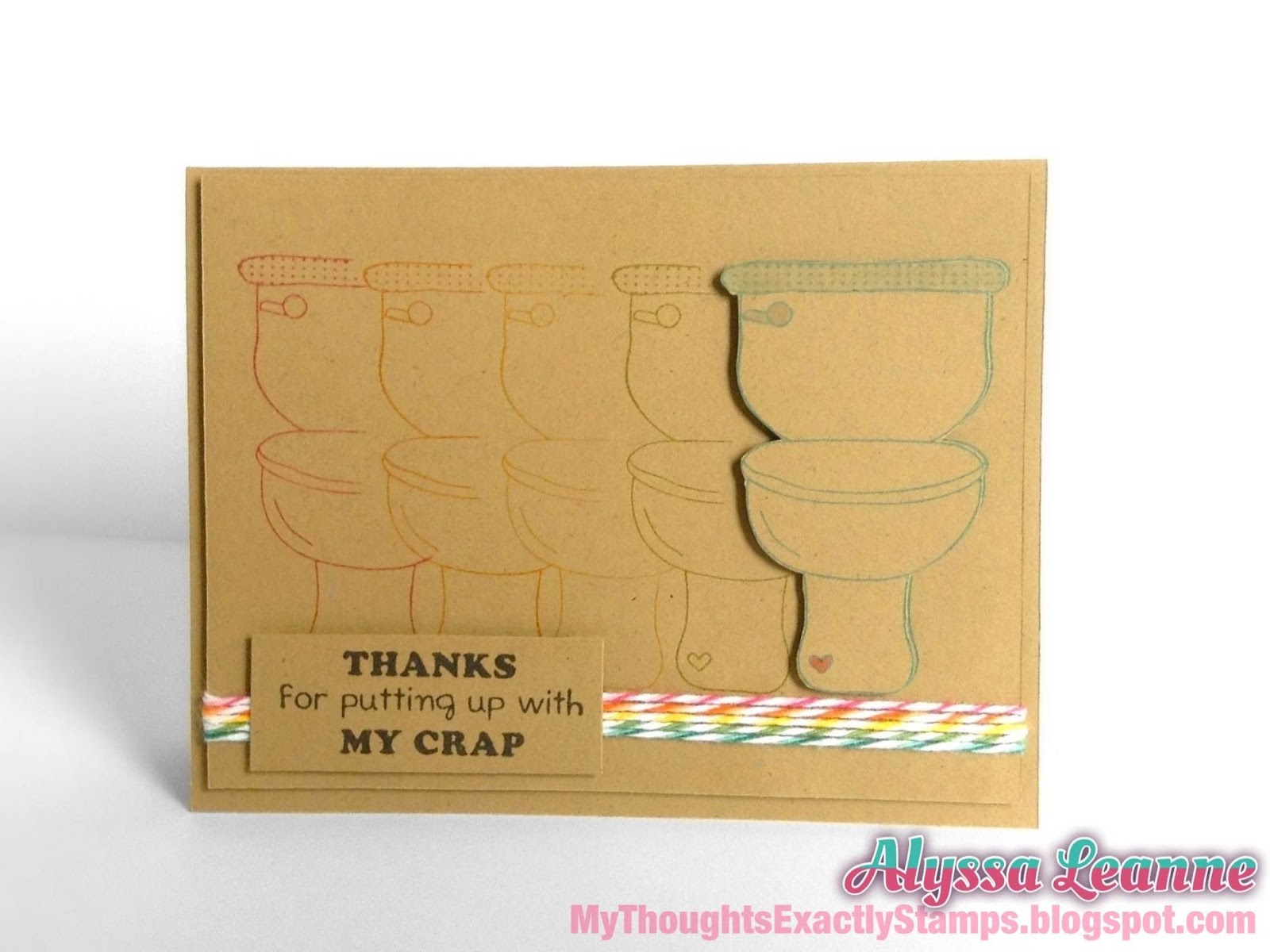 My Thoughts Exactly Stamps: Beginning Again