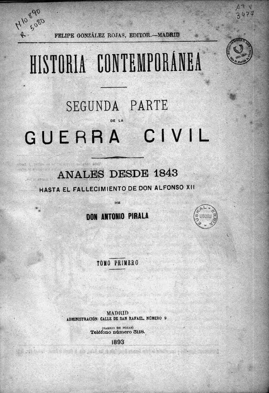 Hechos, Anécdotas y Relatos de Las Guerras Carlistas: noviembre 2015