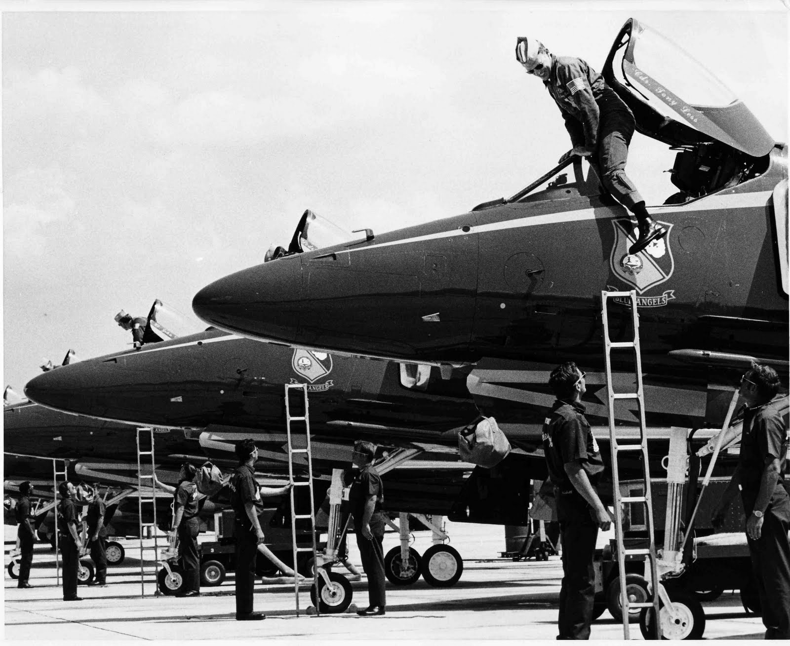 U.S. Navy Aircraft History: Self Boarding for the Douglas Skyhawk