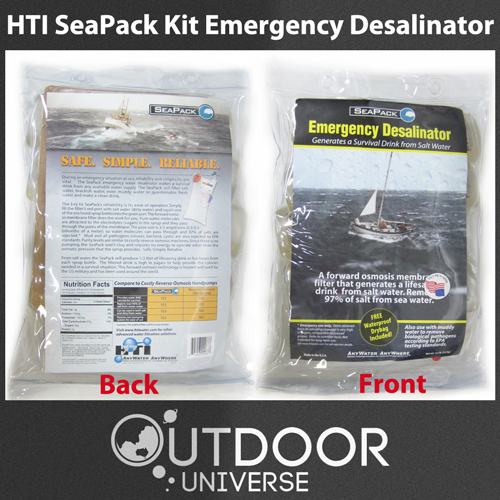 Survive the Elements: HTI SeaPack Kit Emergency Desalinator