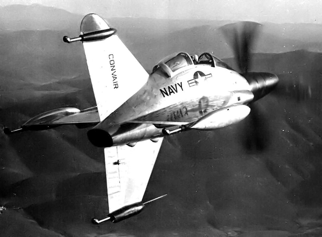 FDRA - Fuerza Aérea: Caza VTOL: Convair XFY-1 Pogo