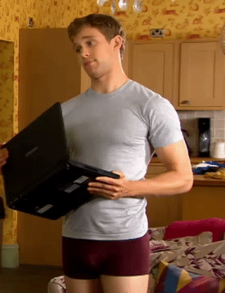 THE MALE CELEBRITY FAMOUS MALE PICTURE BLOG: Jared Garfield in boxers ...