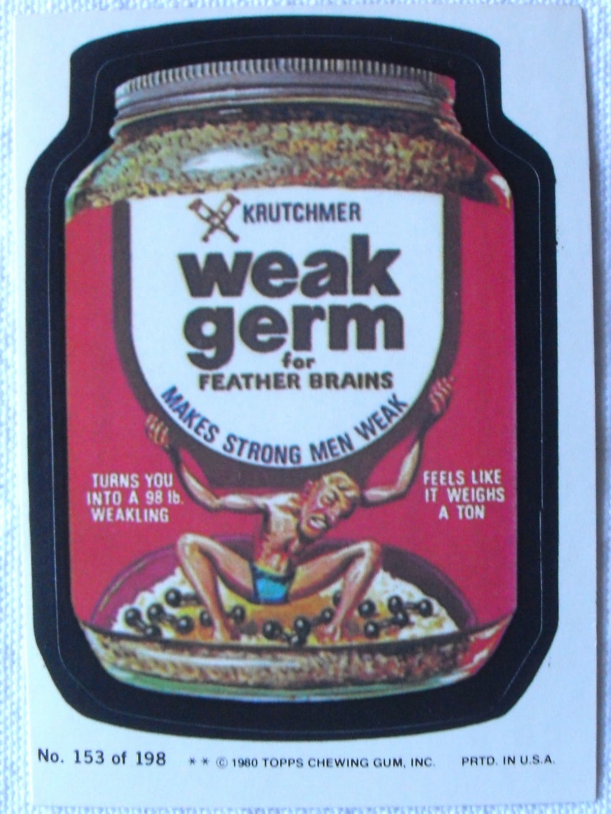 ART SKOOL DAMAGE : Christian Montone: Wacky Packages Stickers 1980 (Part 1)