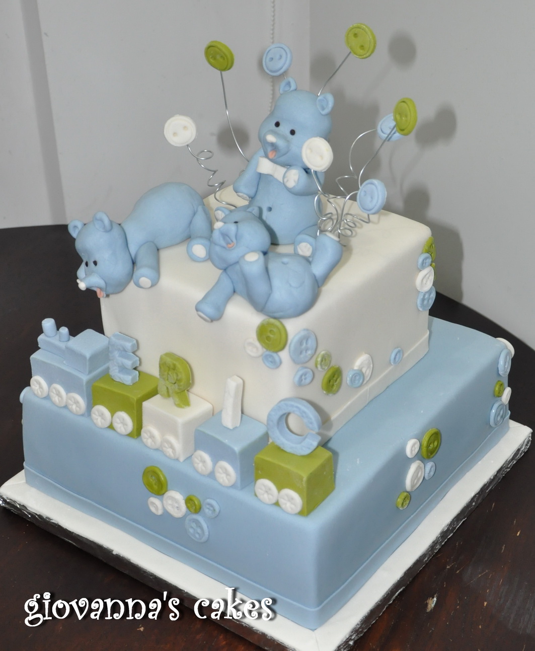 giovanna's cakes: Eric's Christening cake