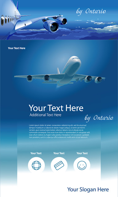 "Aircraft" Slogan Template in Vector | Foxeedo - Free graphic design ...