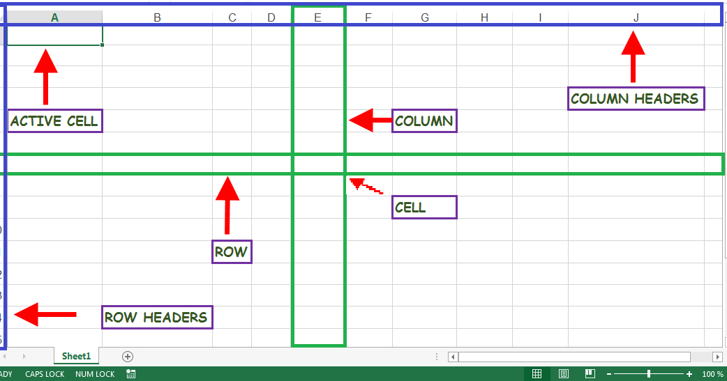 EXCELFOX1: ROW-COLUMN-CELL#EXCEL2013