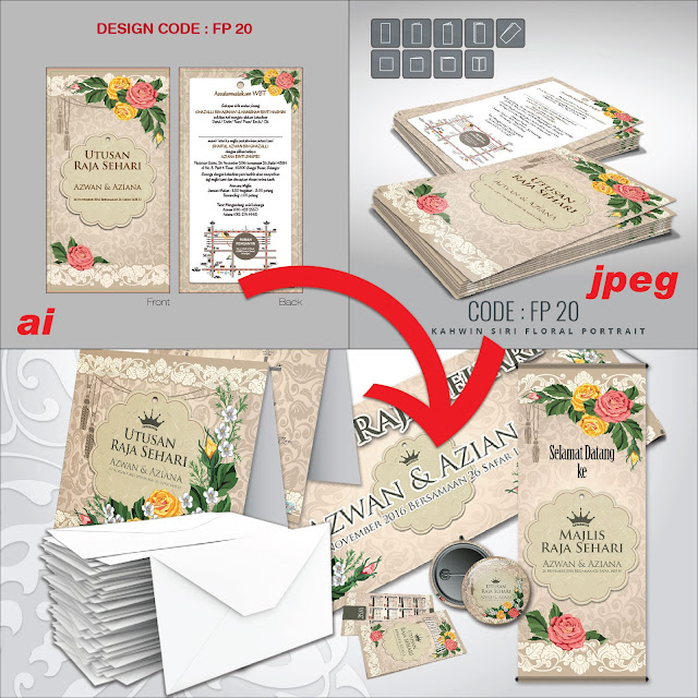 Tempahan Online Kad Kahwin House of Utusan Raja Sehari: 1363 TAMPLATE ...