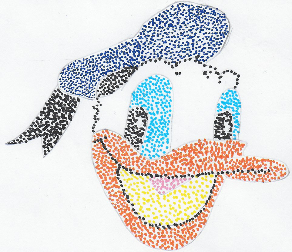 Geometry and Arts: 2016-17. Pointillism. Student practices