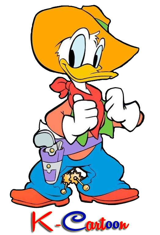 7 Gambar Kartun Donald Bebek Vektor PNG Siap Edit - K-Kartun