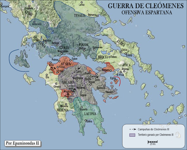 Historia del Mundo Antiguo: LA BATALLA DE SELASIA: El fin de Esparta y ...