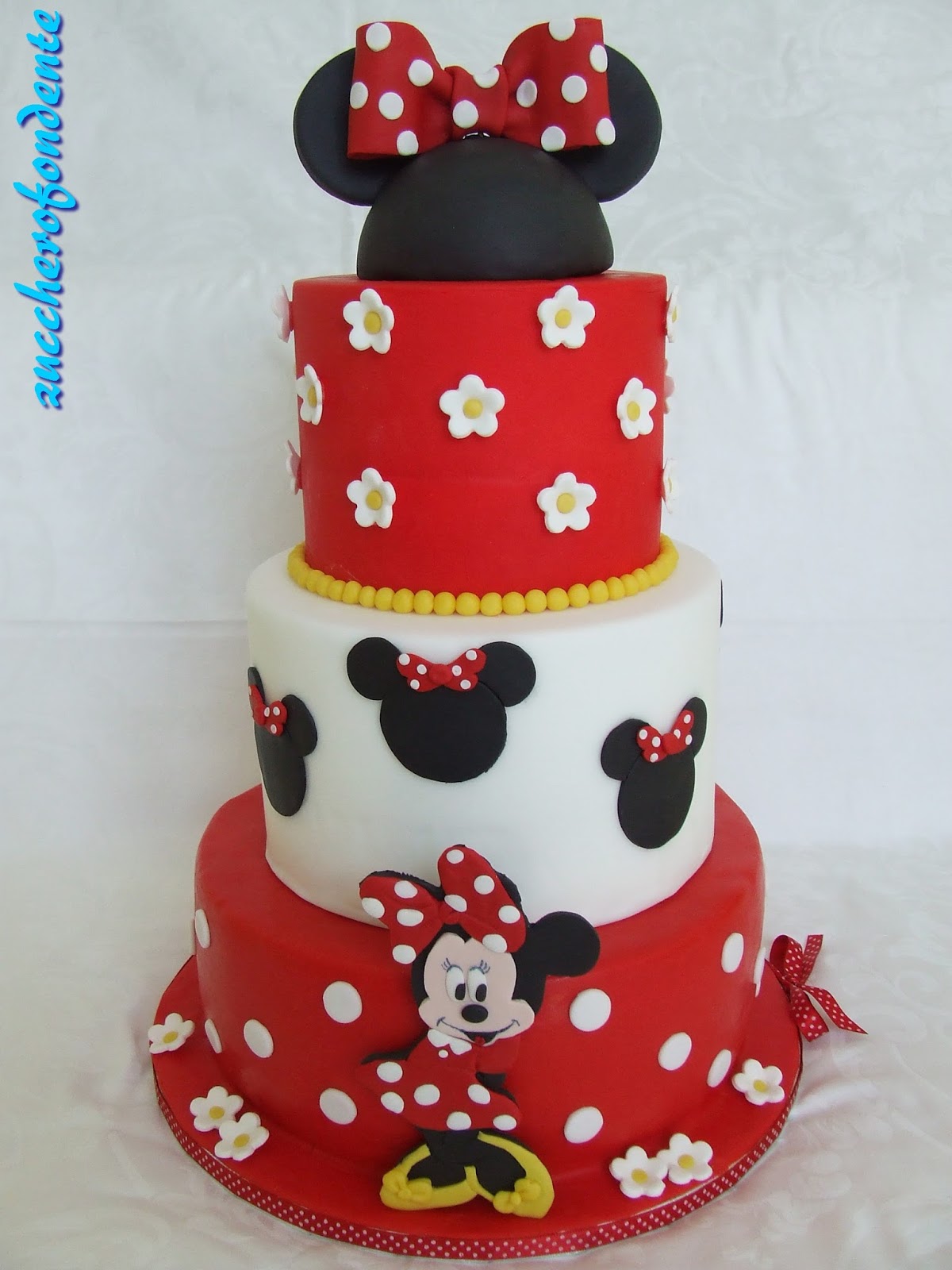 zuccherofondente: torta minnie