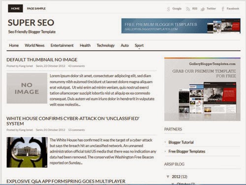 Free 2 Template SEO Ready and Fast Loading