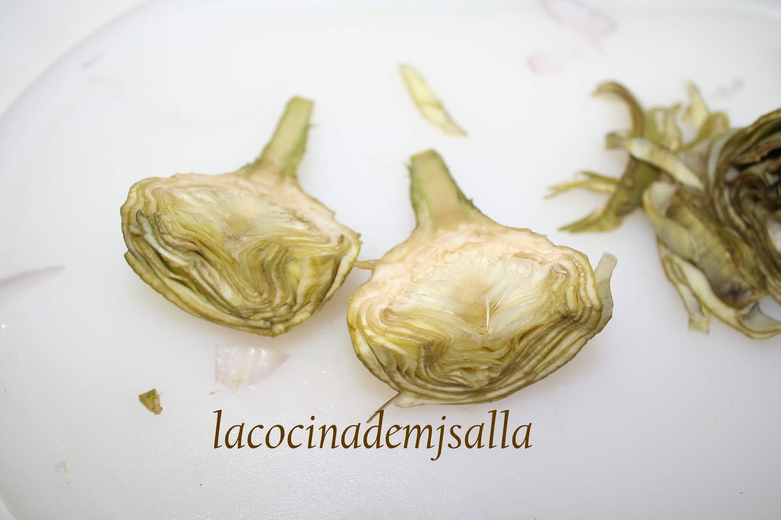 ALCACHOFAS COCIDAS A BAJA TEMPERATURA.