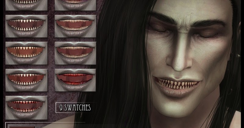 Sims 4 CC's - The Best: Monster Teeth 5 by RemusSirion