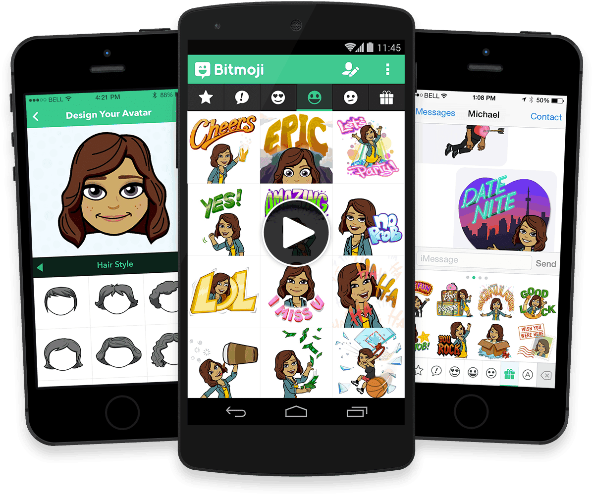 Snapchat et Bitstrip = bitmoji et c'est génial! - Etre Radieuse par ...