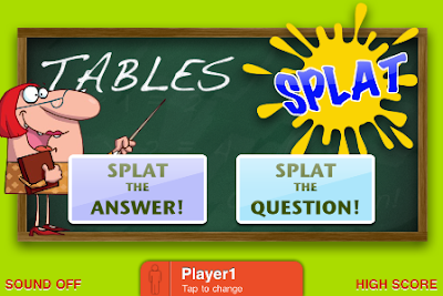 Splat Apps: Tables Splat 1.0 - How to Play