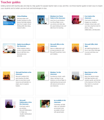Educational Technology Guy: Free Teacher Guides from Microsoft - great ...