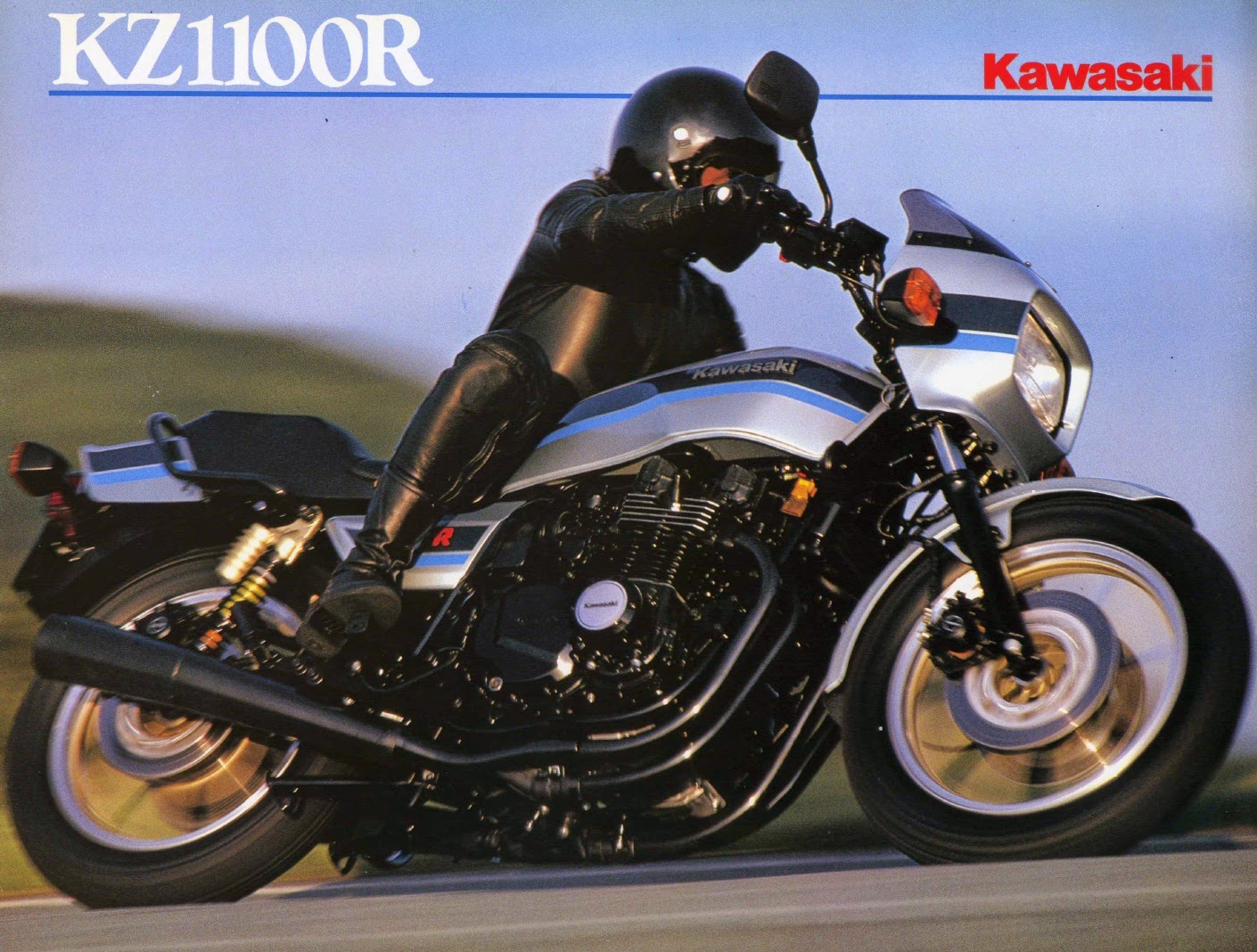 Racing Cafè: Vintage Brochures: Kawasaki KZ 1100R 1984 (Usa)