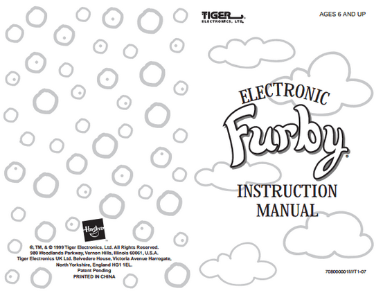 GO FURBY - #1 Resource For Original Furby Fans!: Furby Instruction Manuals