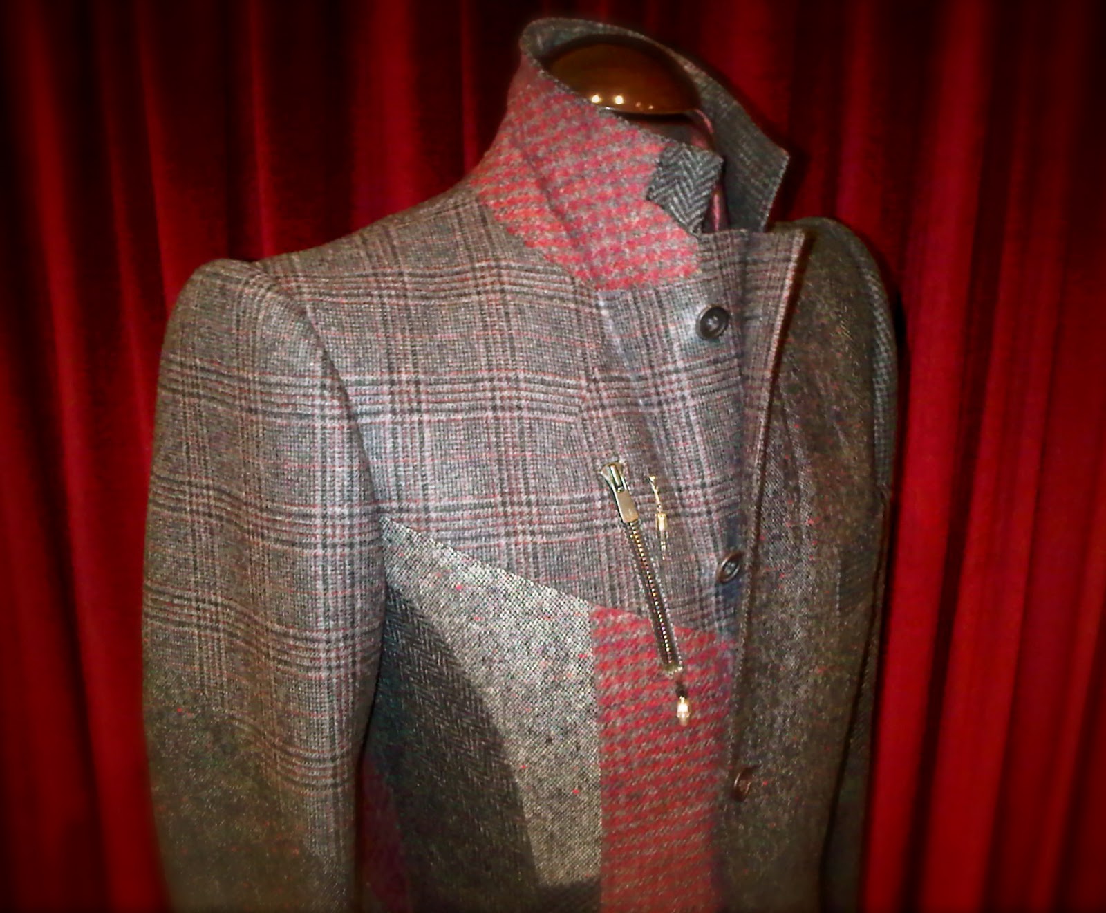DAVIDE TAUB: Tweed Patchwork Jacket: Finished, 2011