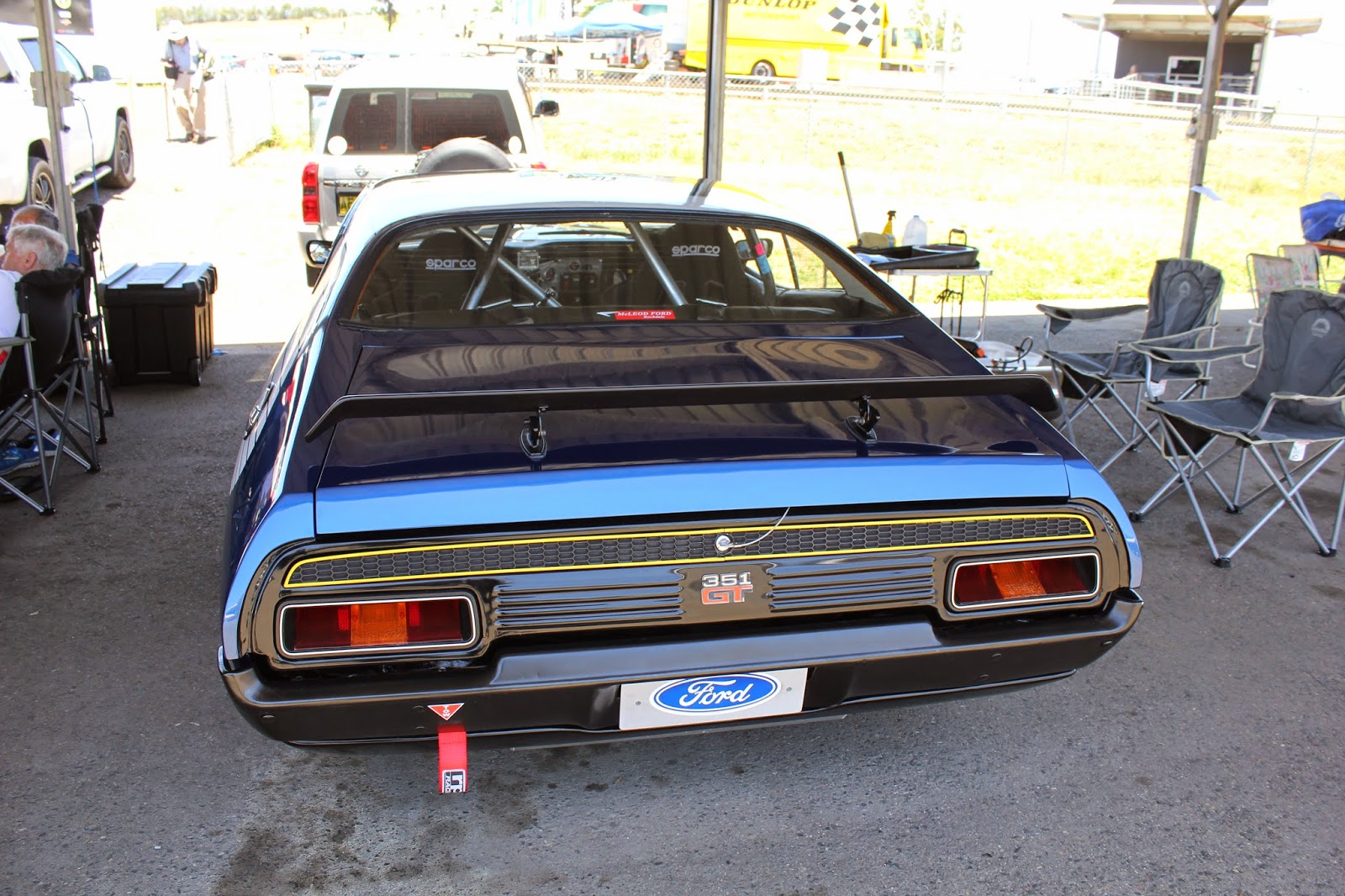 Aussie Old Parked Cars: 1973 Ford XA Falcon GT 351 Hardtop Race Car