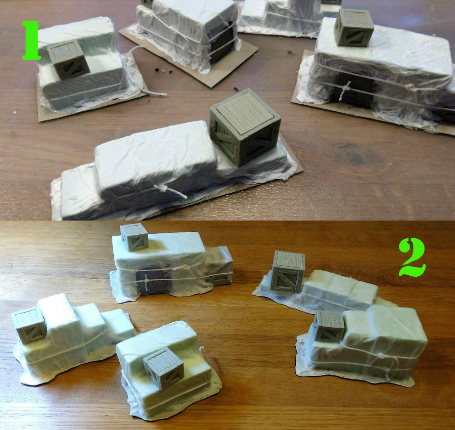The Legion Outpost: DIY Cargo scatter terrain