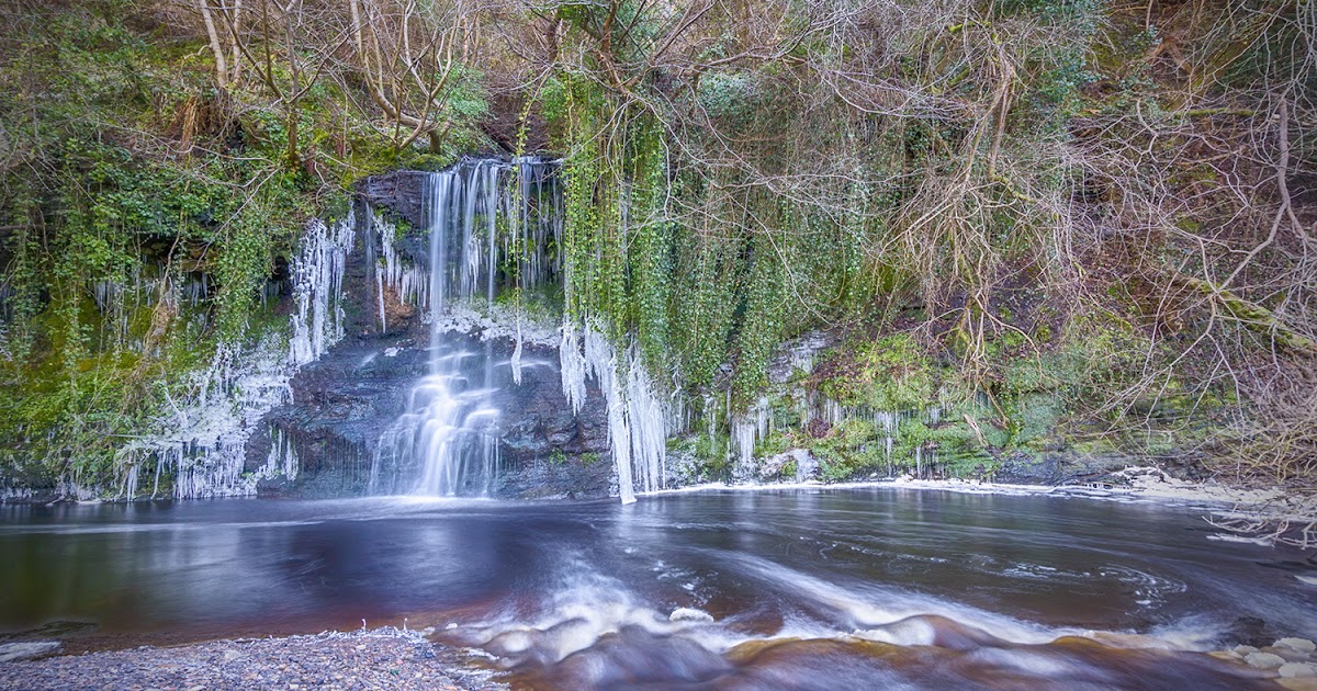 Calderwood Waterfall, Mid Calder, West Lothian