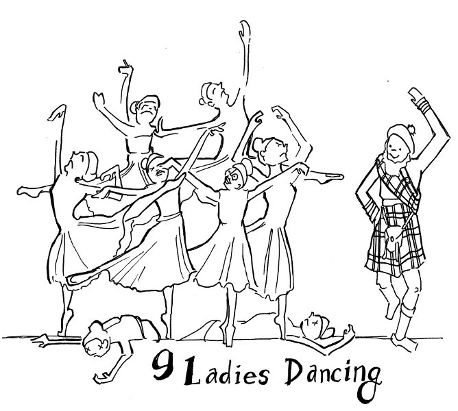 Seize the Absurd: The Twelve Days of Christmas Absurd Edition