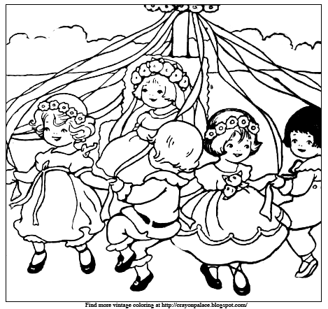 Crayon Palace: Dancing around a Maypole...