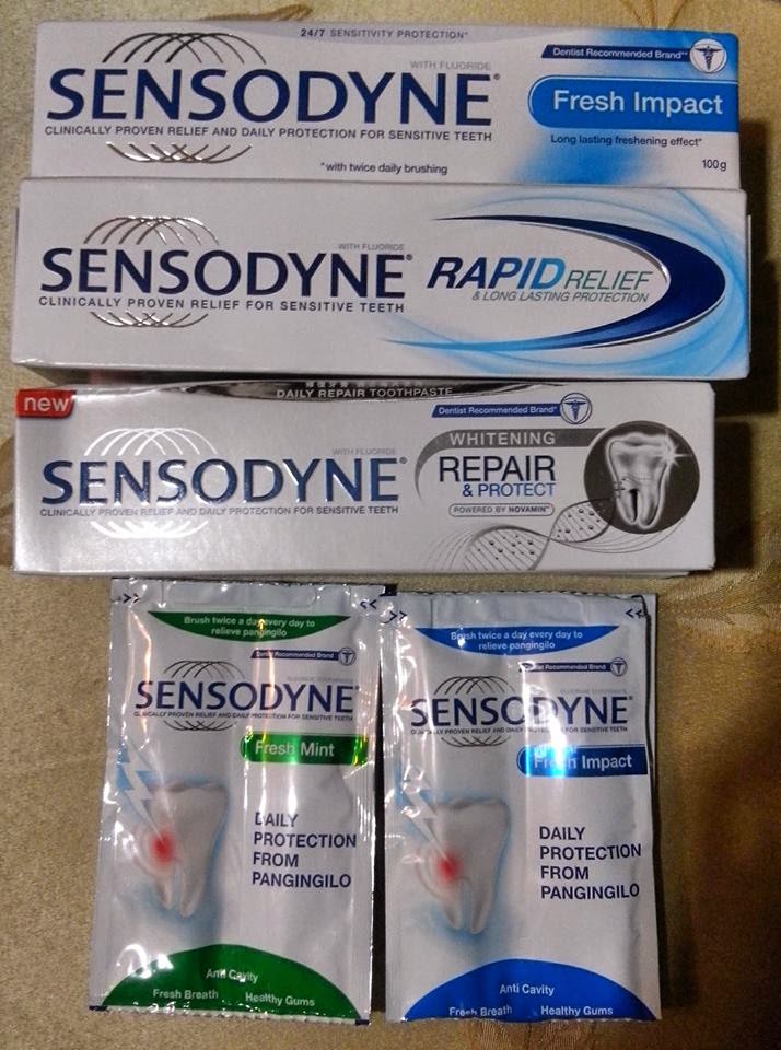 The New Sensodyne Sachets- affordable relief for ngilo