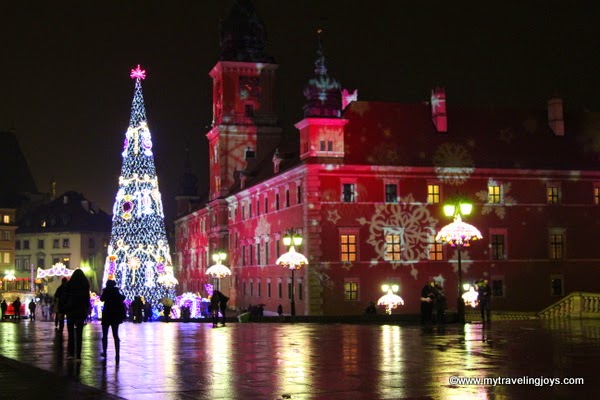 Starry Nights, Christmas Lights in Warsaw’s Old Town ~ My Traveling Joys