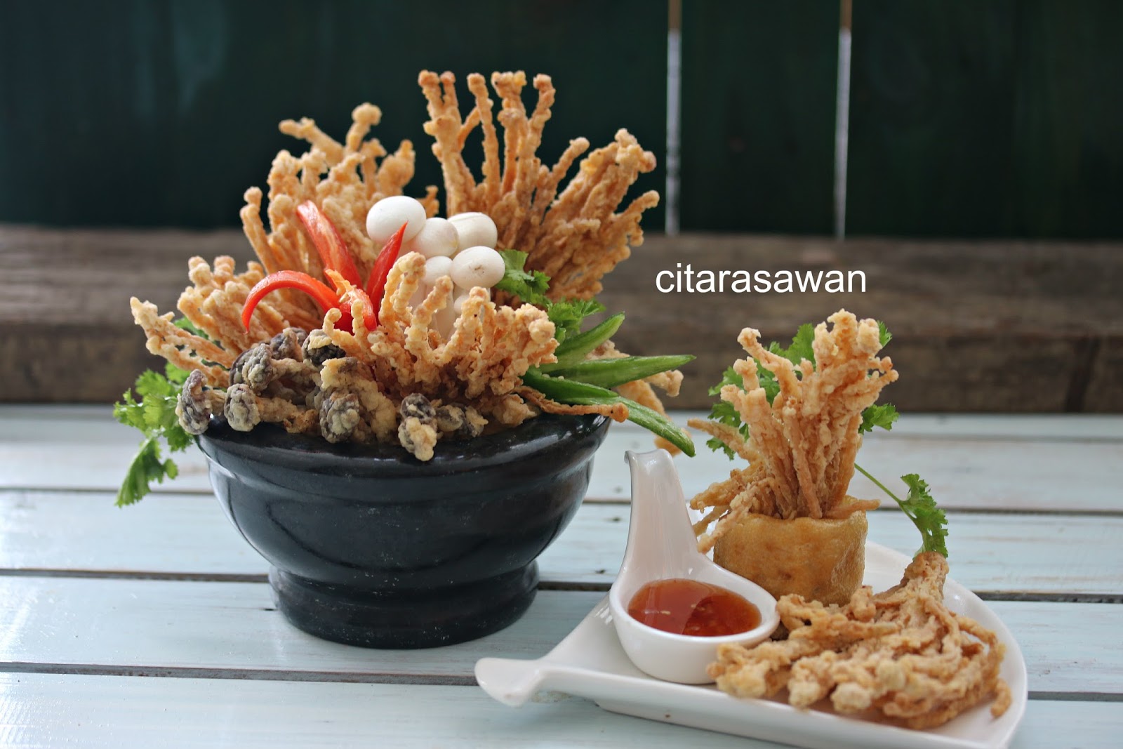 Cendawan Enoki Goreng ~ Resepi Terbaik