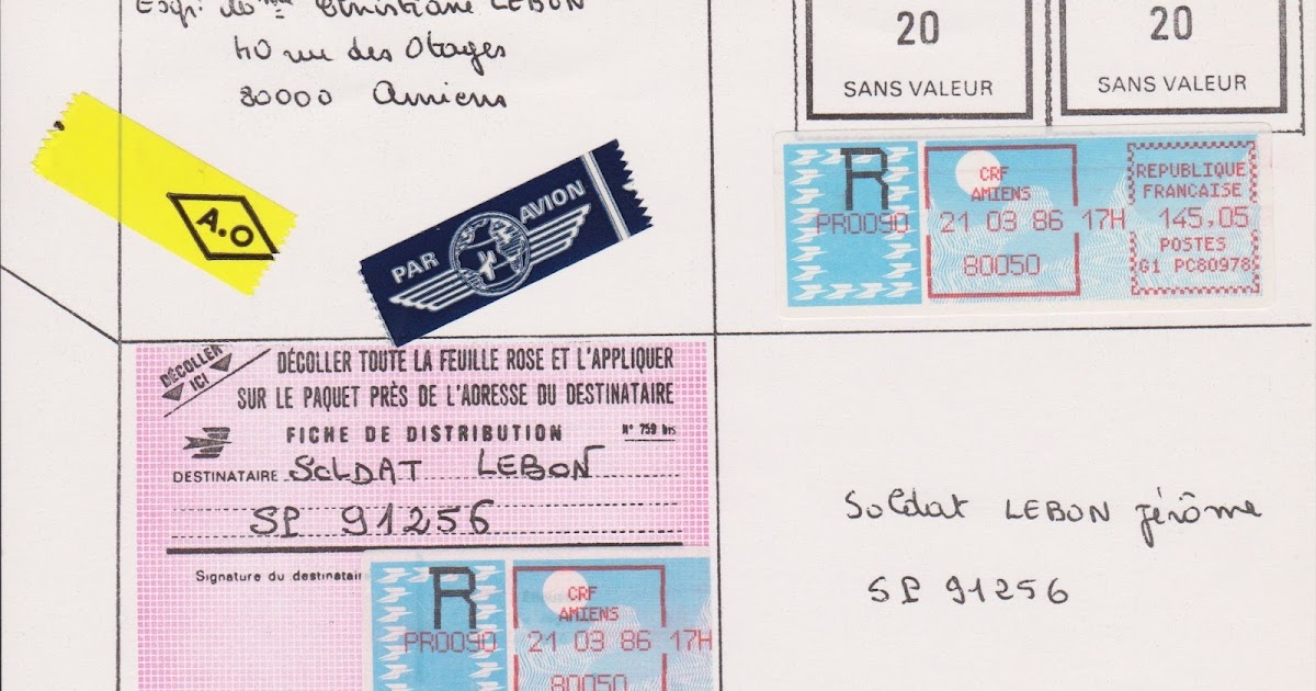 LA POSTE AUX ARMEES: Des exercices pratiques des cours d'instruction de ...