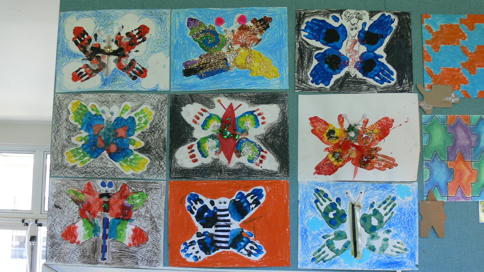 Room 3 Matatoki: Butterfly art and Tessellations