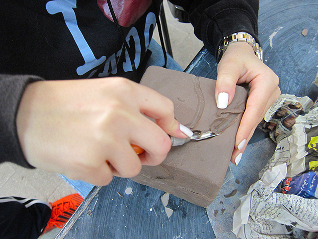 Mr. Bob's Middle & High School Art Room: More upper school clay projects