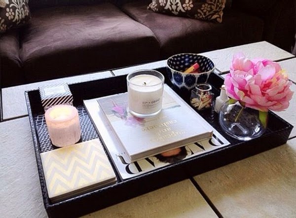belle maison: Five Ways to Style Your Coffee Table